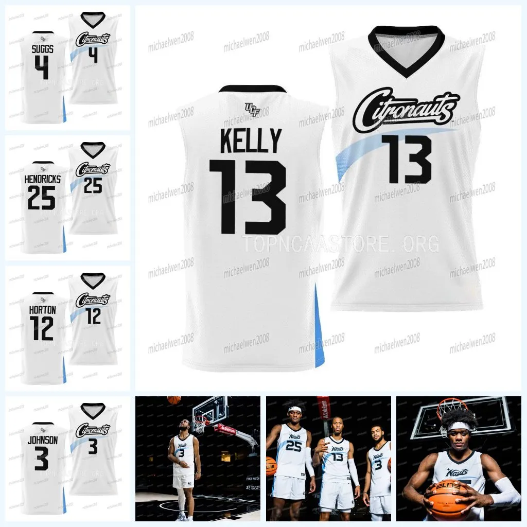 PERSONALIZADO UCF Knights Baloncesto Jersey 2023 Juego Espacial C.J ...