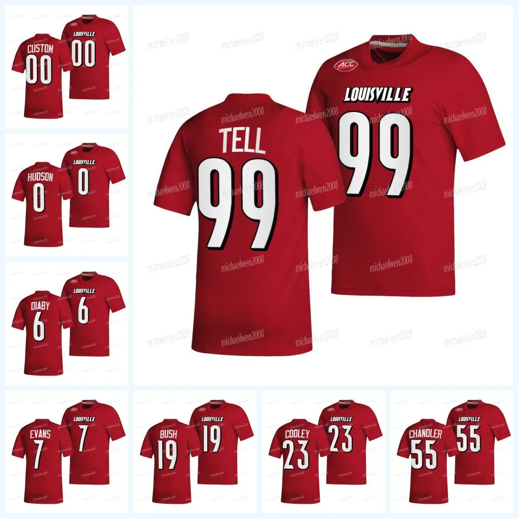 Custom 2023 Fenway Bowl Football Jersey Tyler Hudson Momo Sanogo Malik ...