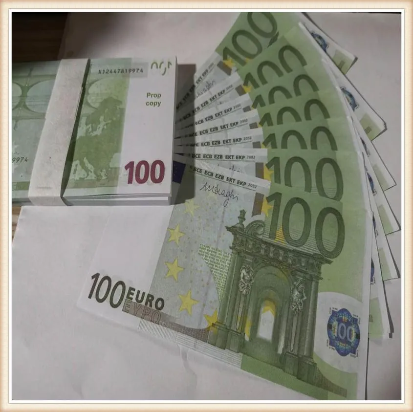 Fake Money Realistic Most Prop Or Euros Kids Us Copy Toy /Pack Family ...