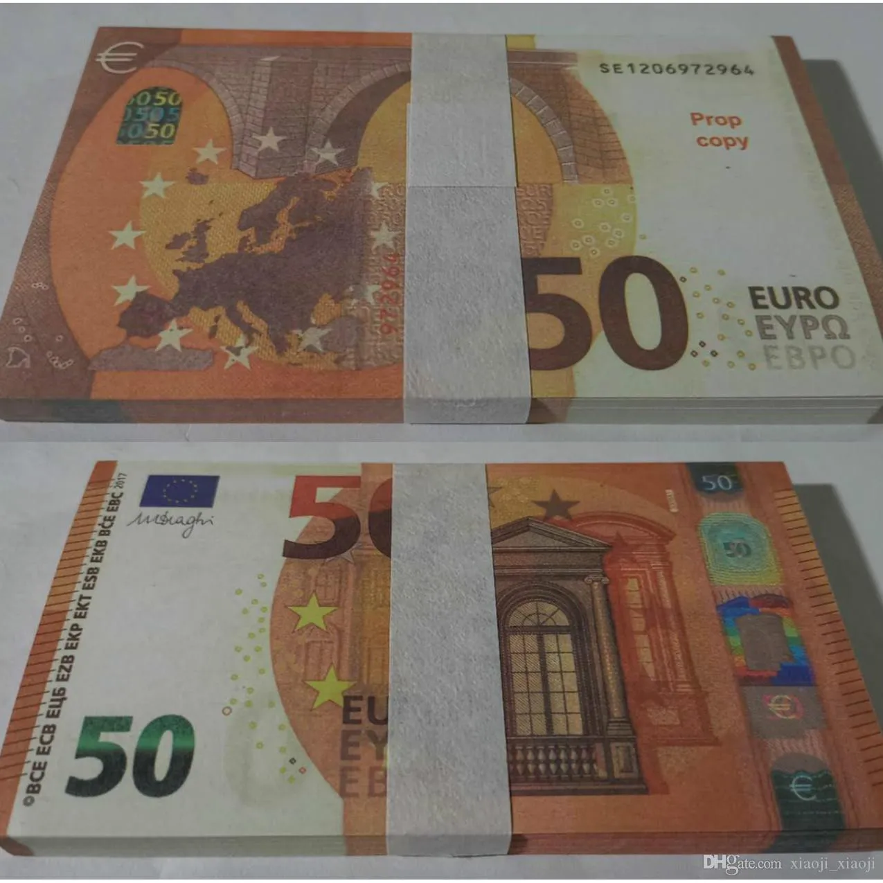 Copy Euro Stage Faux Billet Prop Money Festival 50 Children Banknote ...