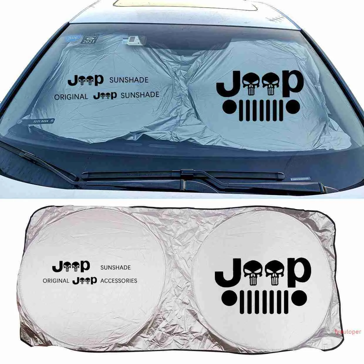 DHgate.com:Custom-Fit Front Windshield Sun Shades for Jeep Grand ...