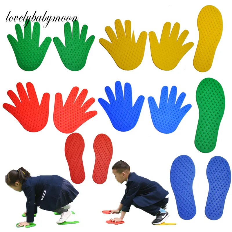 Fun Hopscotch Hand Feet Floor Game Kids Outdoor Indoor Sensory Play ...
