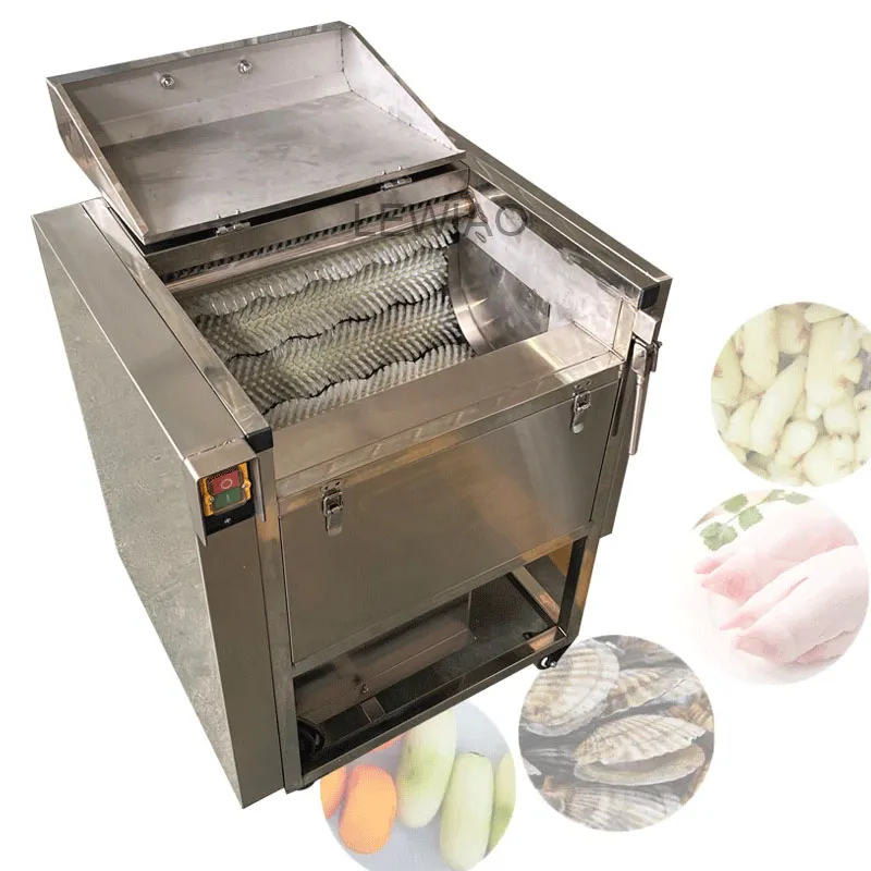 Commercial Fruit And Vegetable Washing Machine, Root Crop Cleaning And ...
