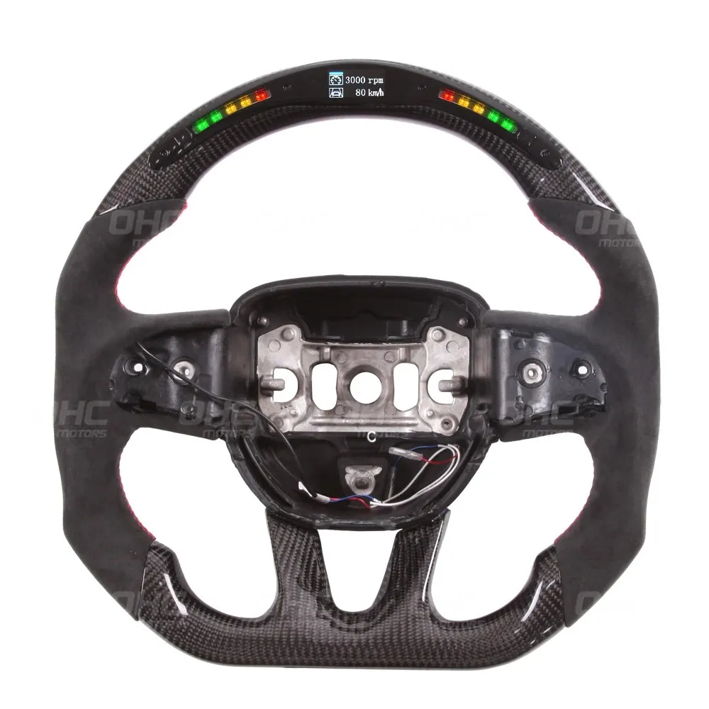 Carbon Fiber Racing Sport Steering Wheels For Charger Challenger ...