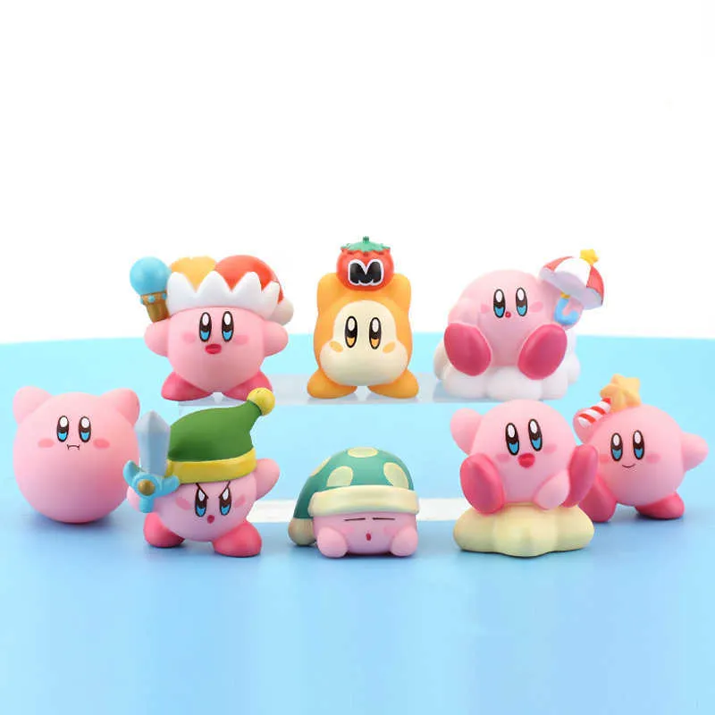 Kirby Bath Toys Set De 8 Piezas Figuras De Acción De PVC Rosadas ...