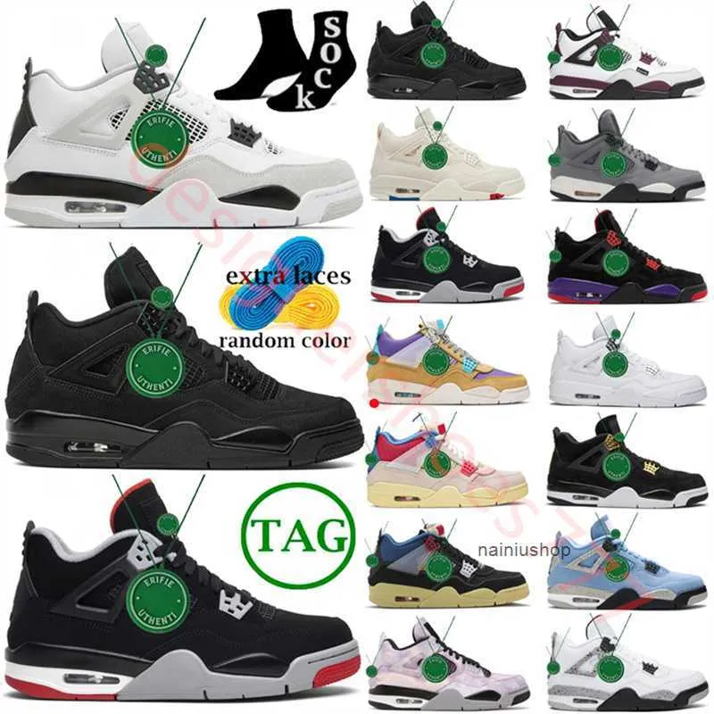 White Oreo 4s Basketball Shoes Mens & Womens Athletic Sneakers Military ...