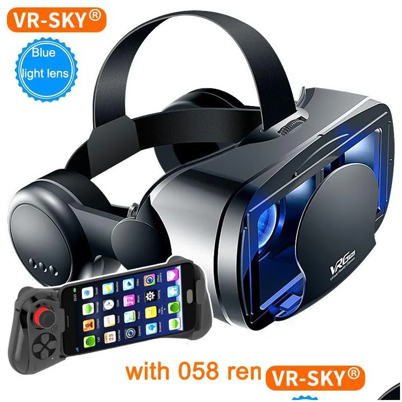 Immersive 3D VR Glasses for Smartphones - Wide Angle Virtual Reality ...