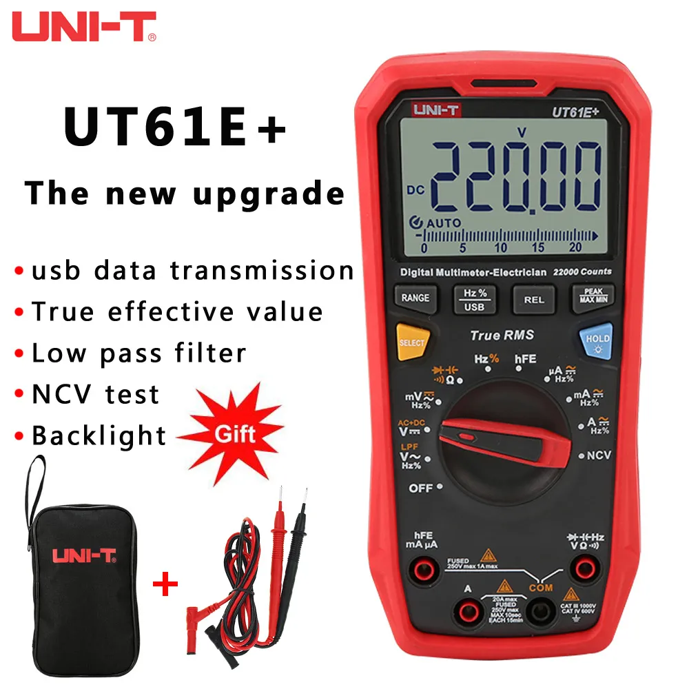 UNI T UT61E UT 61D UT62B Digital Ut61e Multimeter Upgraded Version With ...