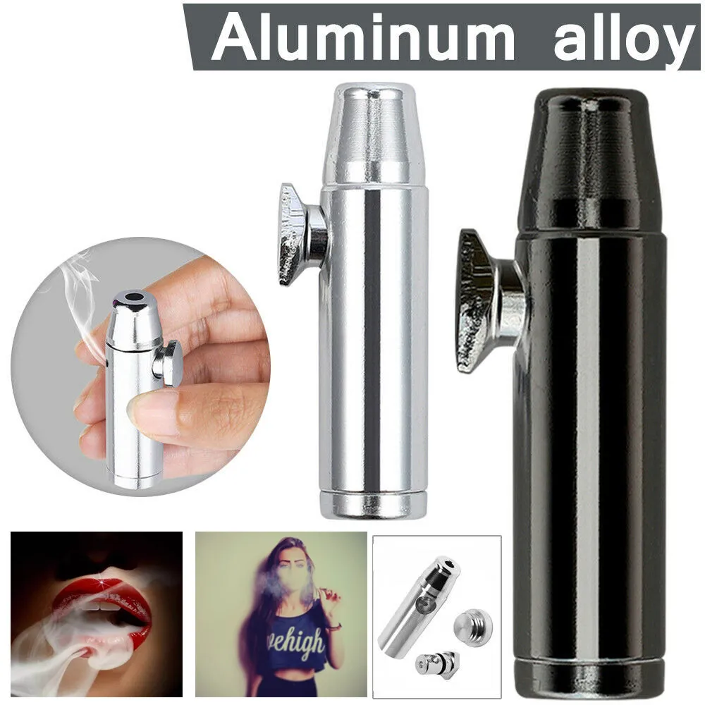 Metal Mini Snuff Dispenser 53mm Bullet Rocket Snorter, Portable Smoking ...