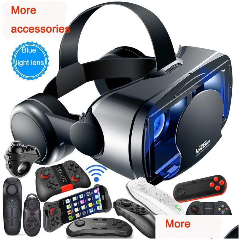 Immersive 3D VR Glasses for Smartphones - Wide Angle Virtual Reality ...