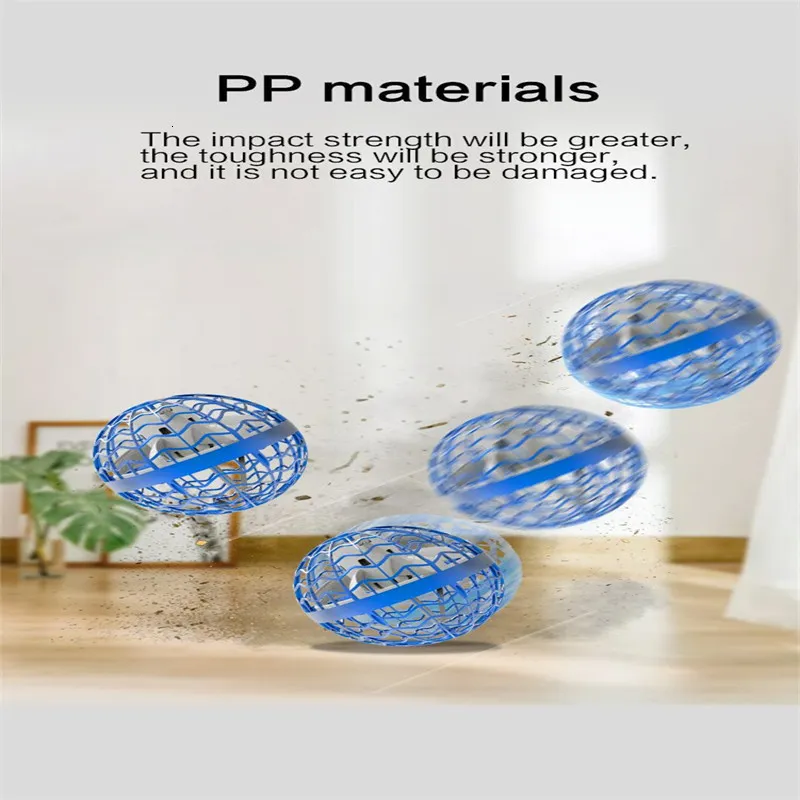 LED Flying Spinner Ball - Rechargeable RC Flying Toys for Kids & Adults ...