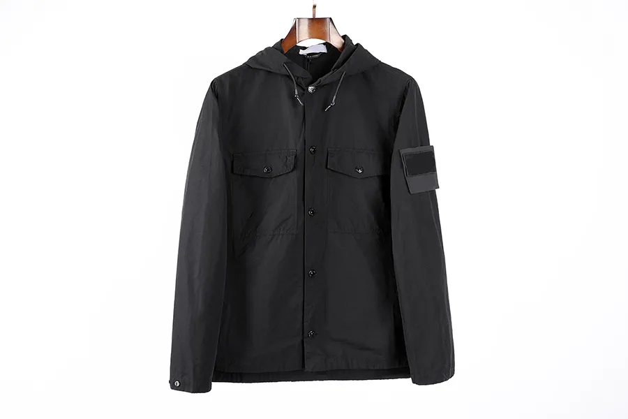AAA Quality Brand Men's Topstoney Jackets Multi Pocket Drawcord Hood ...