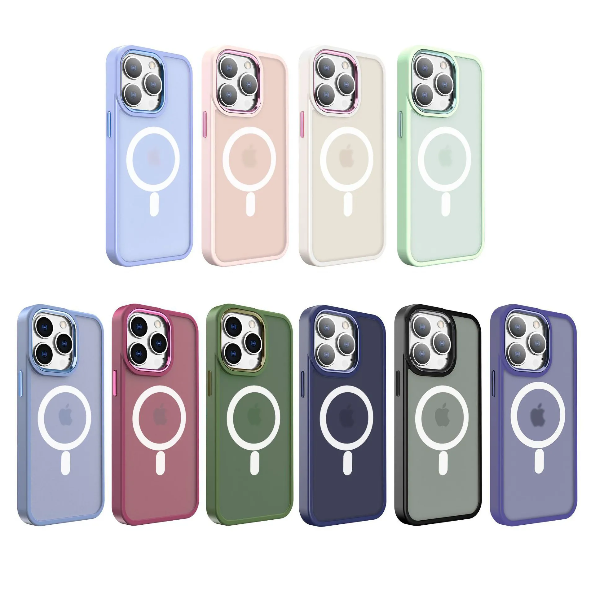 Clear Magnetic Phone Case For IPhone 16 15 14 13 12 11 Pro Max ...