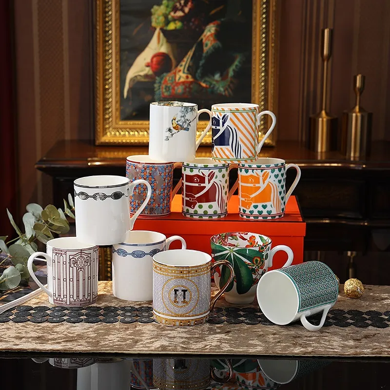 Bone China Mugs Set European Style Ceramic Coffee... From Maxsending ...