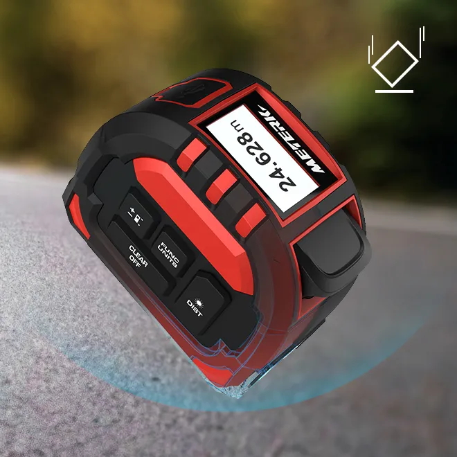 Tape Measures Meterk Portable 2 In 1 LCD Laser Distance Meter Multifunctional Laser Tape Measure 131Ft 40M 16Ft 5M Laser Measuring Instruments 230211 From 27 36 DHgate