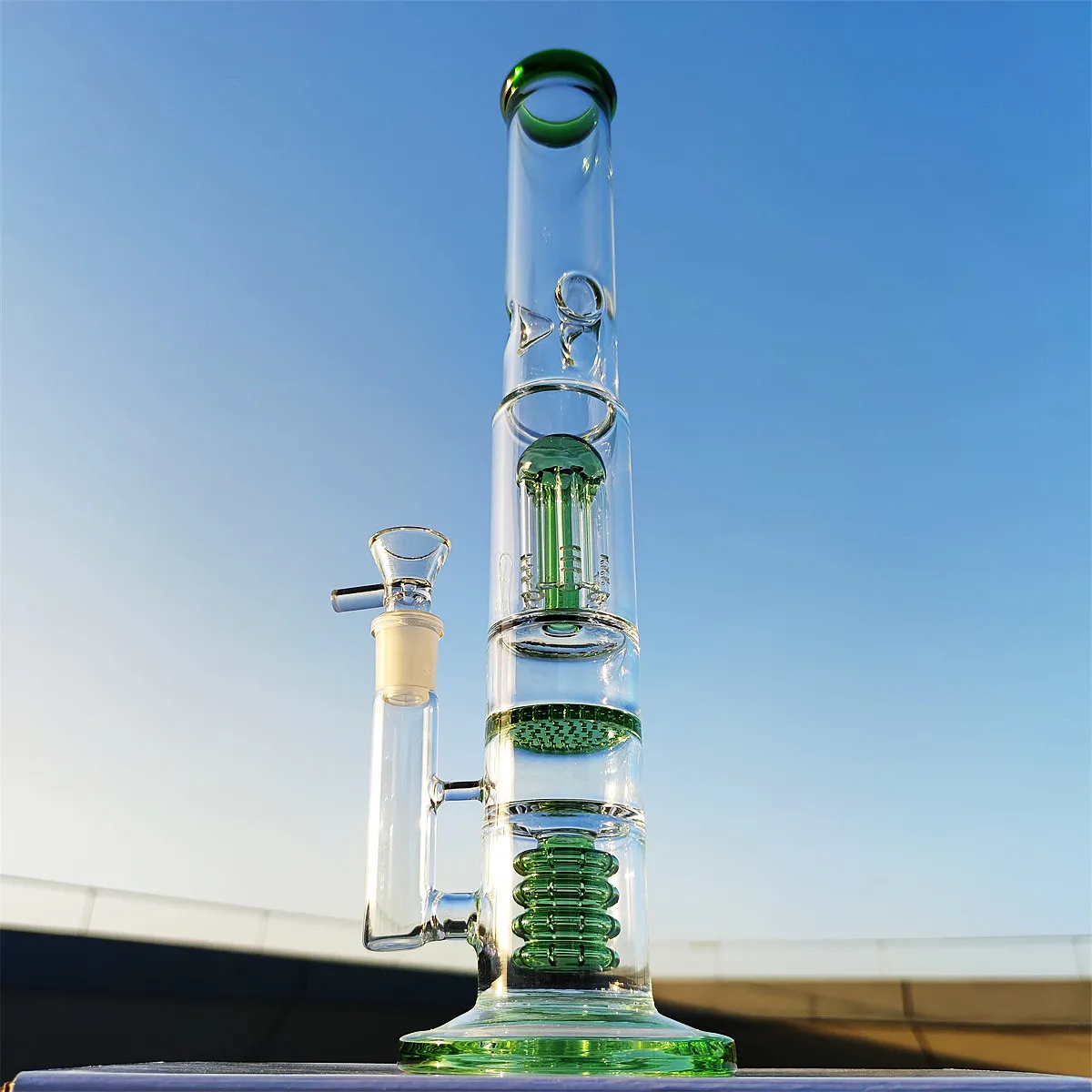 Wholesale 16 Inch 40 CM Heady Bong Dabber Rig With Glass Water Pipes ...