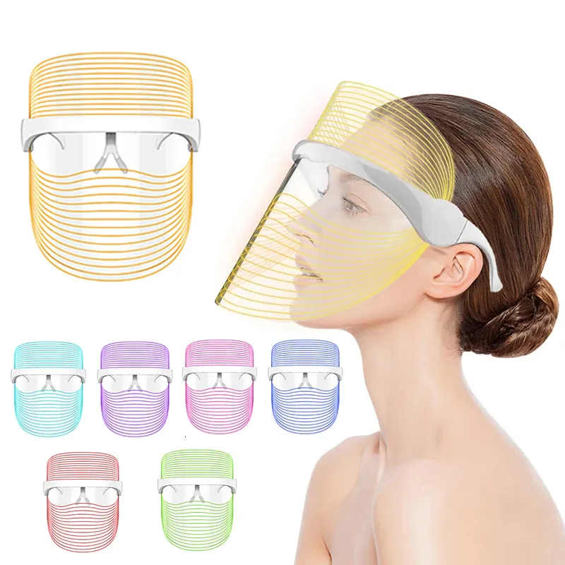 DHgate.com:7 Colors LED Light Therapy Face Massager Mask for Anti-Aging ...