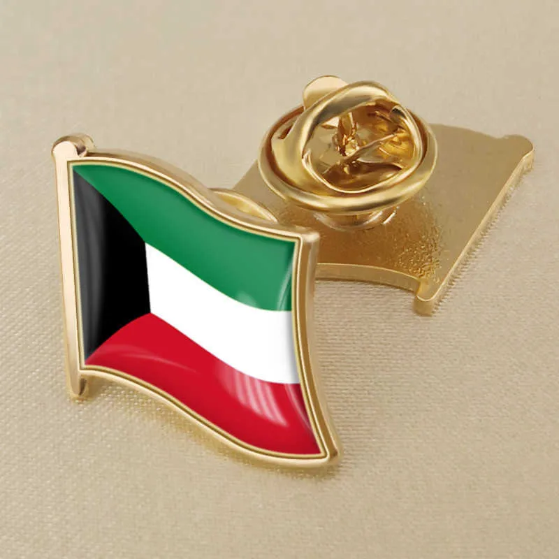 Insignia De Gota De Resina De Cristal De Bandera Nacional De Kuwait ...