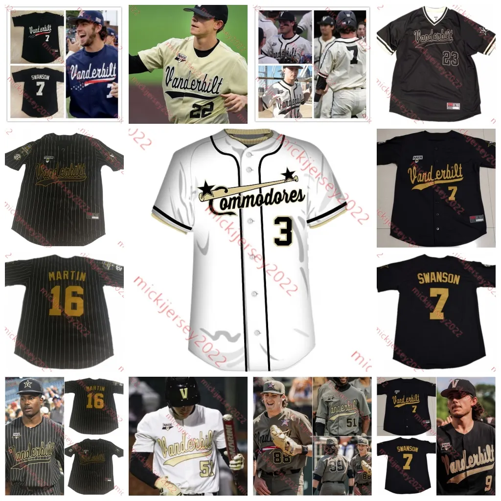 Vanderbilt Commodores Baseball Jersey Customize Your Stitched Jersey ...