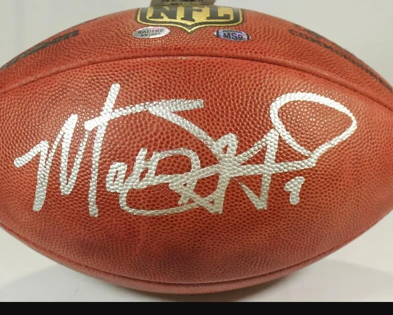 DHgate.com:Autographed NFL Football with Stafford, Aikman, Schuster ...