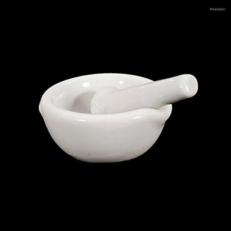 Real Porcelain Mortar And Mixer Level Set With Garlic Mills, Mixing ...