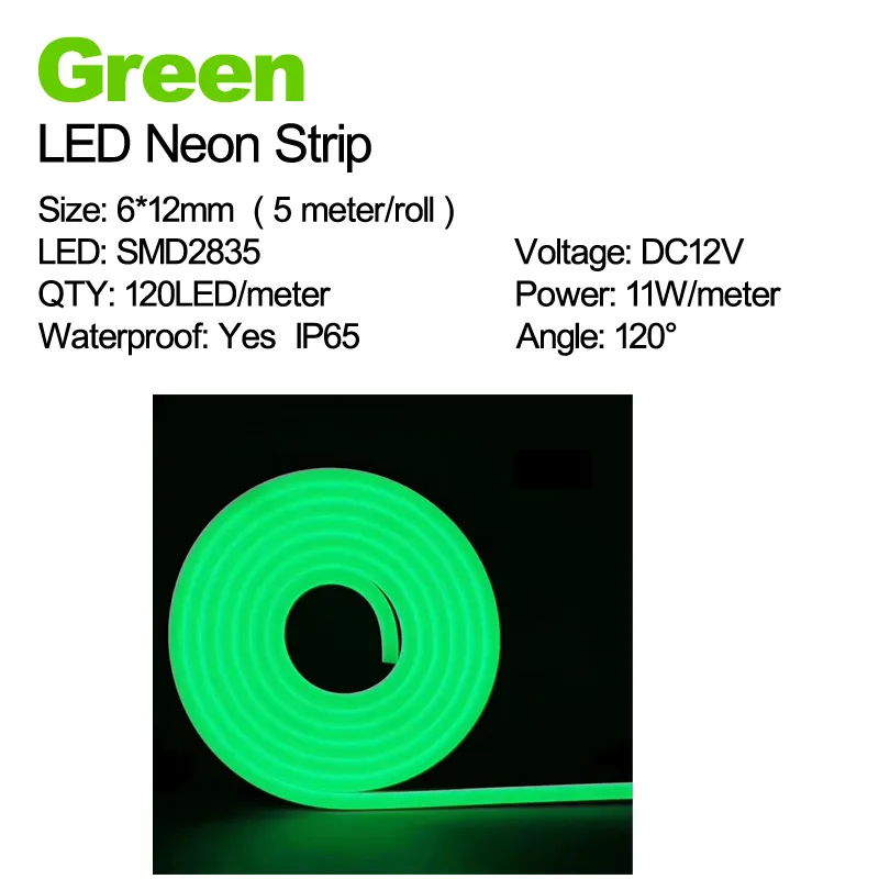 12V Multicolor LED Neon Flex Rope Lights For Outdoor Party Decor ...