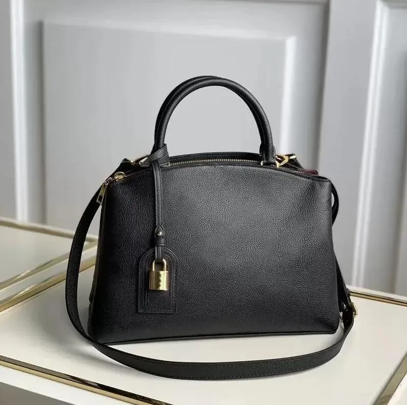 GRAND PETIT PALAIS Designer women shopping bag oversized letter flower embossed genuine Cowhide leather purse louiseity handbag shoulderbag tote
