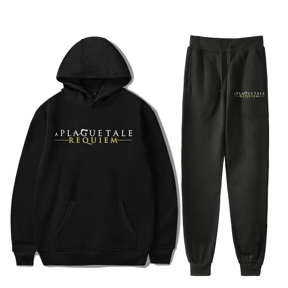 DHgate.com:Men's Graphic Hoodie Set - A Plague Tale Requiem Inspired ...