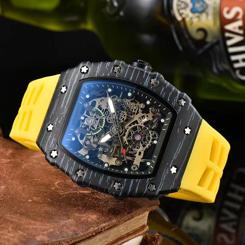Skeleton Mens Watches: Designer Quartz Watch With... From Kaissbeing ...