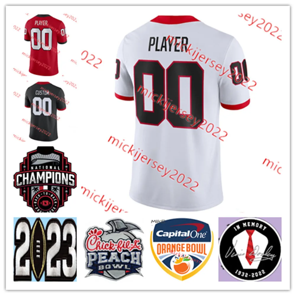 2023 Vince Dooley Peach Bowl Jersey 3 Roquan Smith 11... From ...