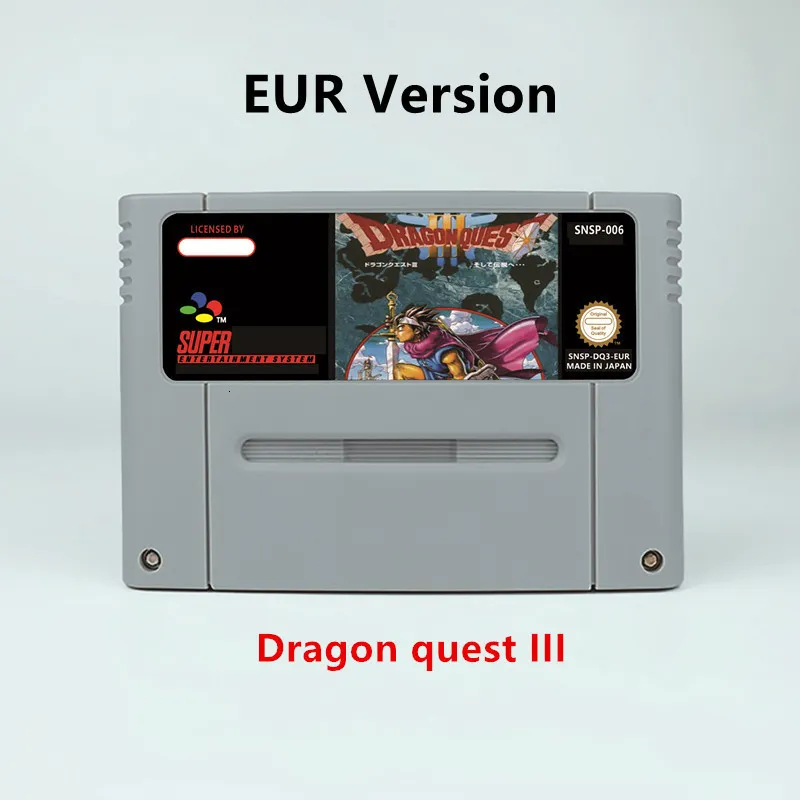 DHgate Memory Cards Hard Drives RPG Game Cartridge Replacement for SNES Consoles USA EUR Games Accessories