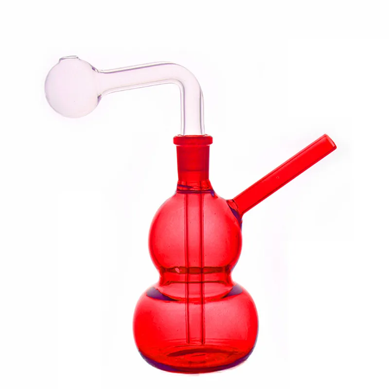 Oil Burner Water Bongs: Portable Gourd Glass Bubbler With Thick Pyrex ...