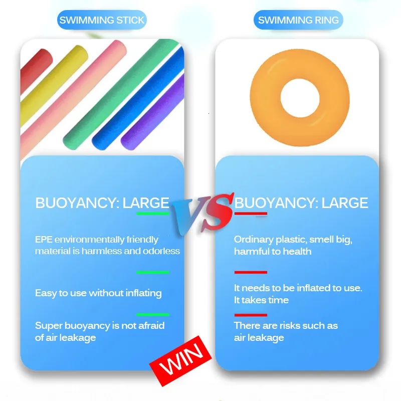 Inflatable Floats Tubes Colorful Water Floating Swimming Pool Noodle ...