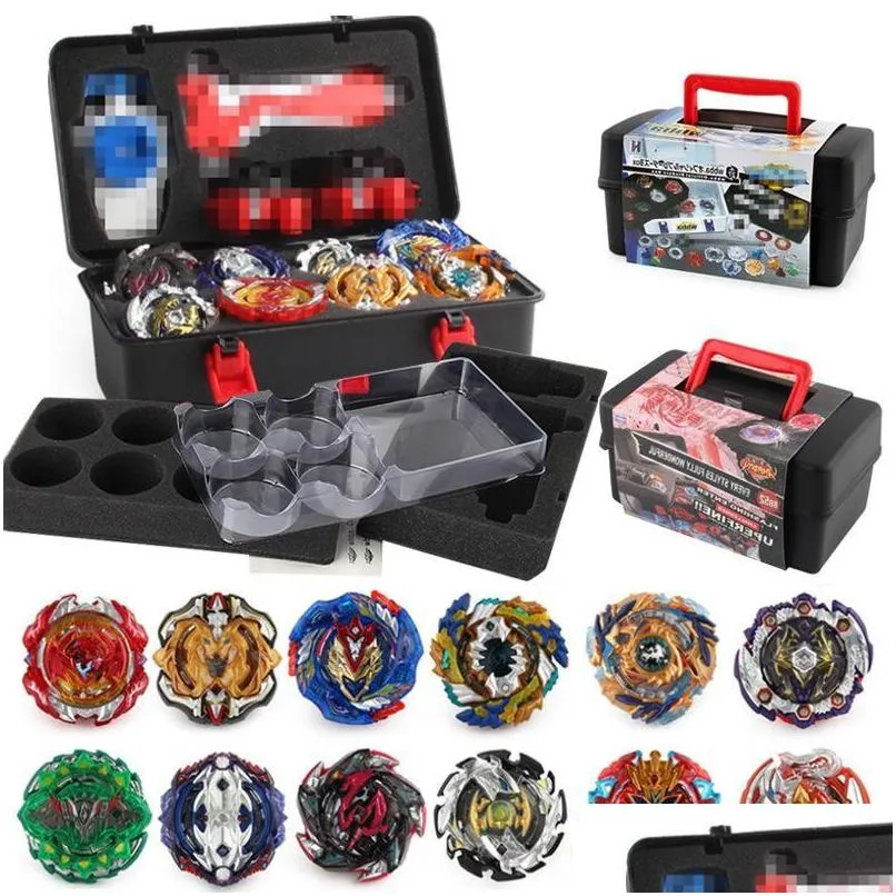 4d Beyblades Beyblade Fidget Spinner /Caixa Burst Metal Fusion Arena ...