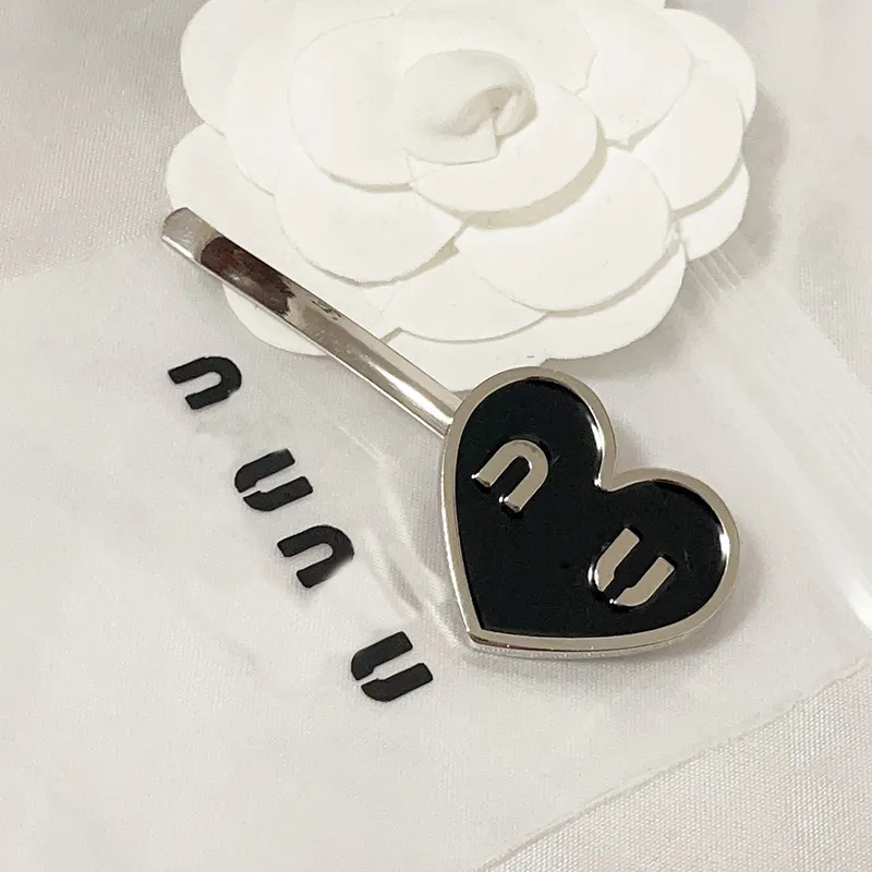 Fashion Designer Hairpin Hairpins Accessories Stamp Black White ...