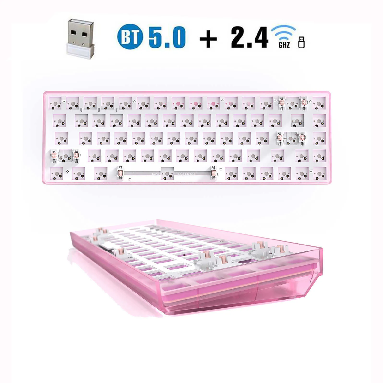 DHgate.com:TESTER68 Hot Swap Mechanical Keyboard Kit - Wireless ...
