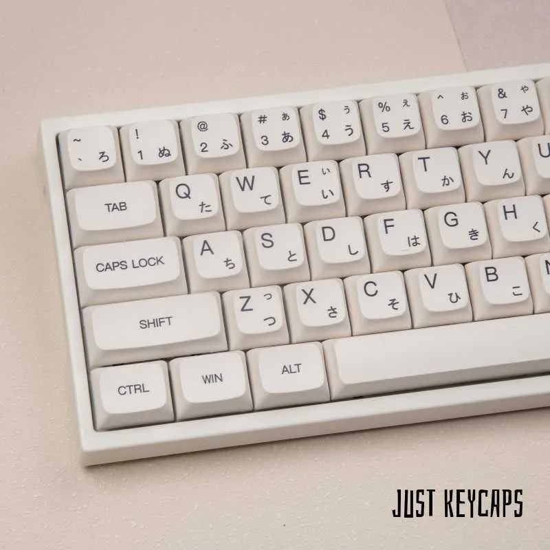 Keyboards 1120 Keys PBT Keycap Dye Sub XDA Profile Minimalist White for ...