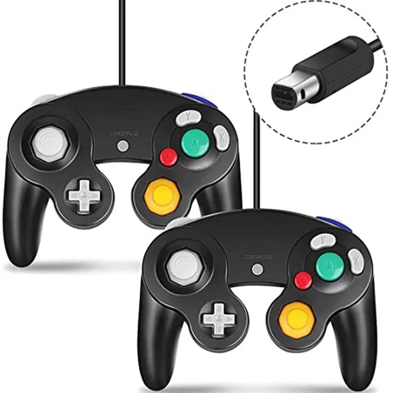 Wired Classic Game NGC Controllers For GameCube Nintendo Switch For Wii ...