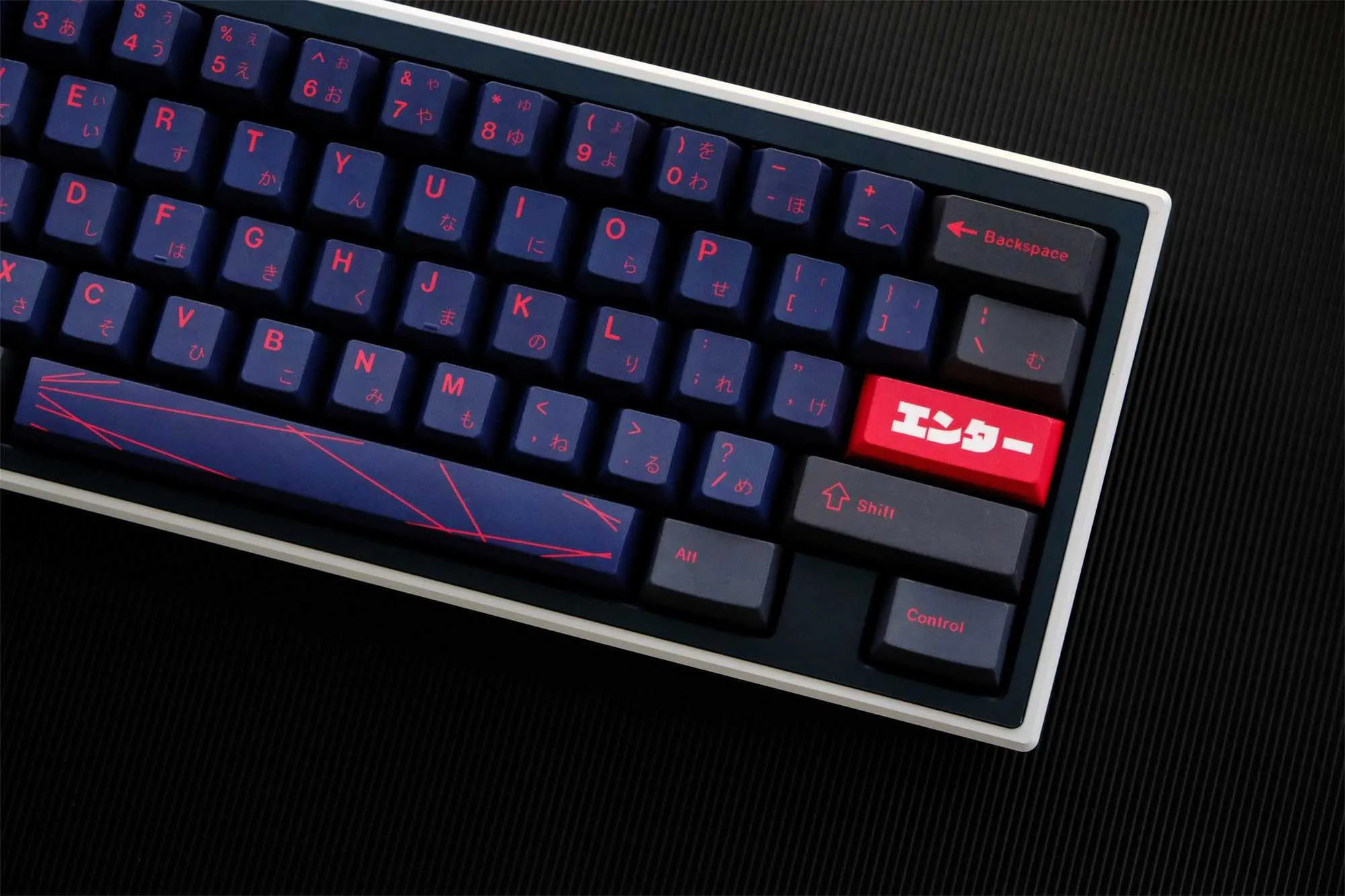 GMK Alter Rainbow EVA NO.1 Bear Gura 129-Key PBT Cherry Profile Keycaps ...