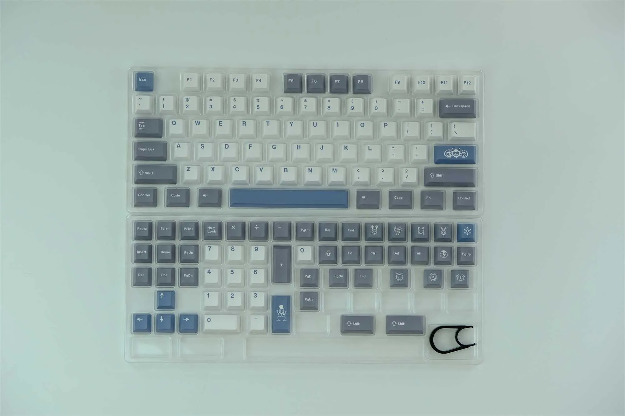 GMK Alter Rainbow EVA NO.1 Bear Gura 129-Key PBT Cherry Profile Keycaps ...