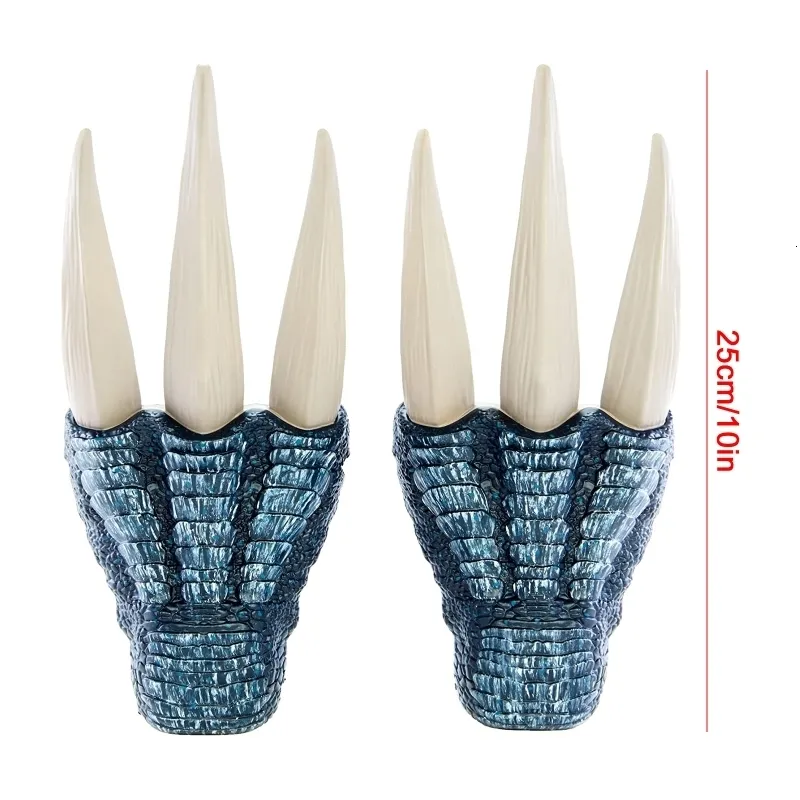 Party Masks Jurassic Therizinosaurus Dinosaur Mask With Opening Jaw 10 ...