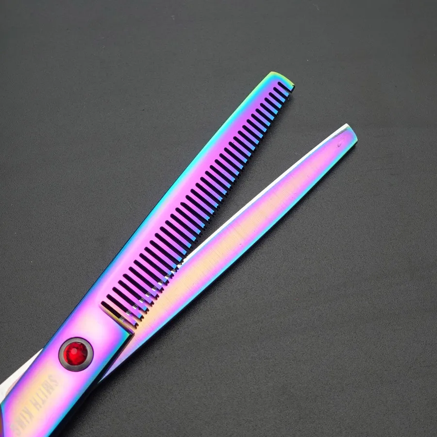 Barber Shears Scissors Professional Hair Cutting Set: 6&7 Inch Hair ...