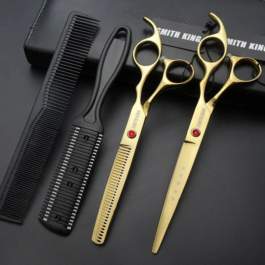 Barber Shears Scissors Professional Hair Cutting Set: 6&7 Inch Hair ...