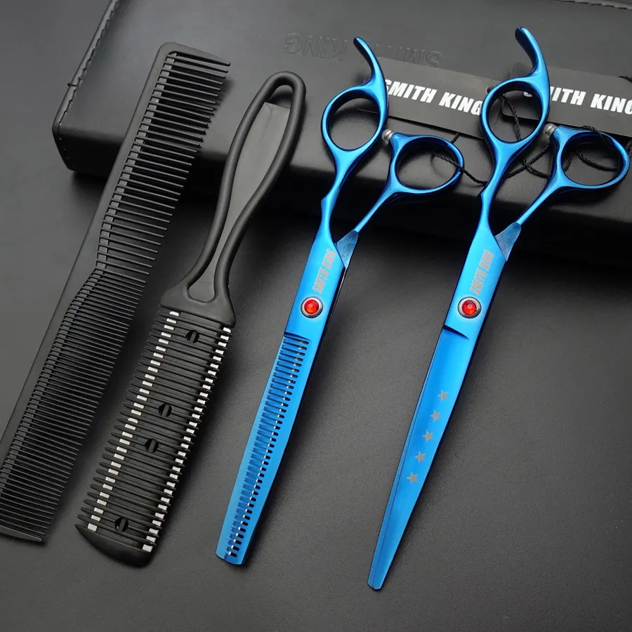Barber Shears Scissors Professional Hair Cutting Set: 6&7 Inch Hair ...