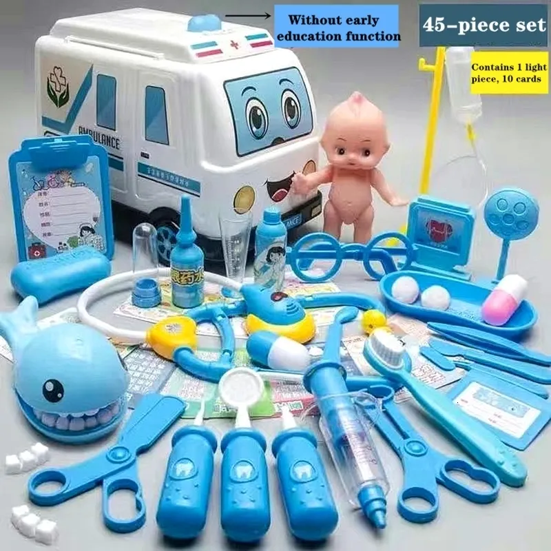 Other Toys Doctor Set For Kids Pretend Play Medical Kit With Nurse ...