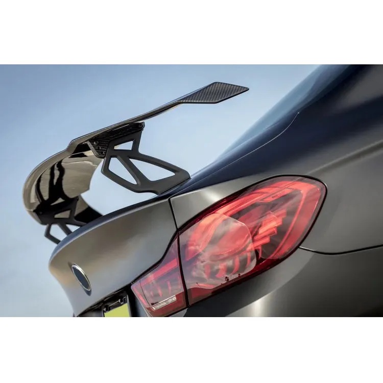 Premium Carbon Fiber Rear Spoiler GT Wing - Universal 143cm Length ...
