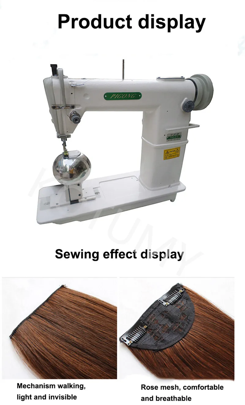 Type 810 High End Electric Hair Sewing Machine 450W 220V Desktop Wig ...