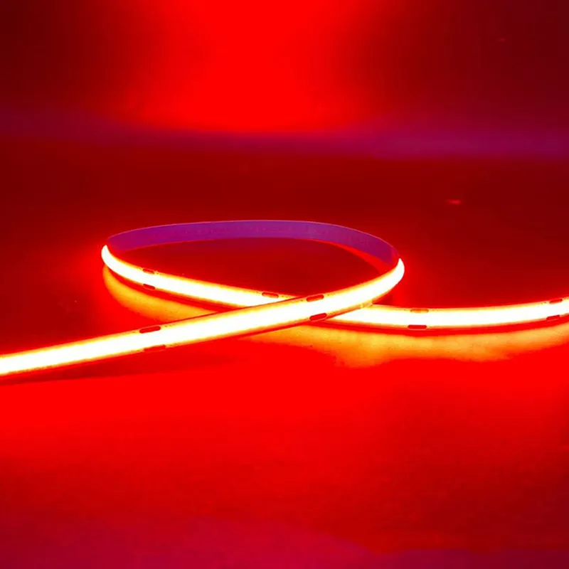 COB Light Strip: Flexible White LED String Lights, DC12V/24V, Self ...
