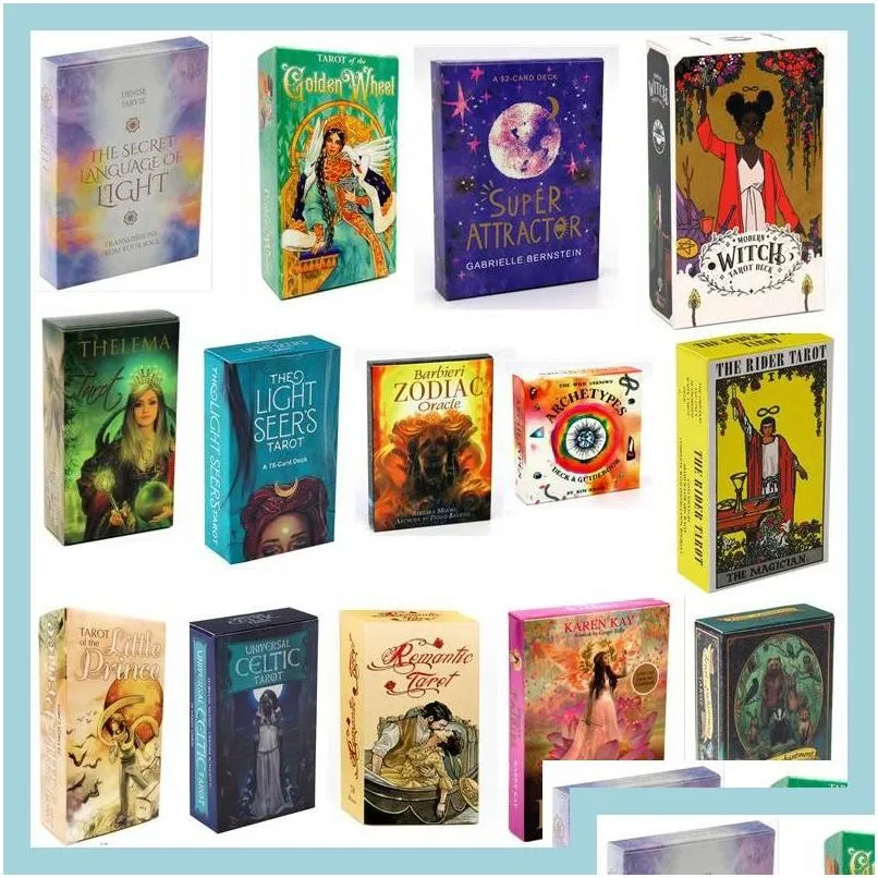 Art Nouveau Tarot Deck - Fortune Telling Cards, Oracle Deck, Green ...