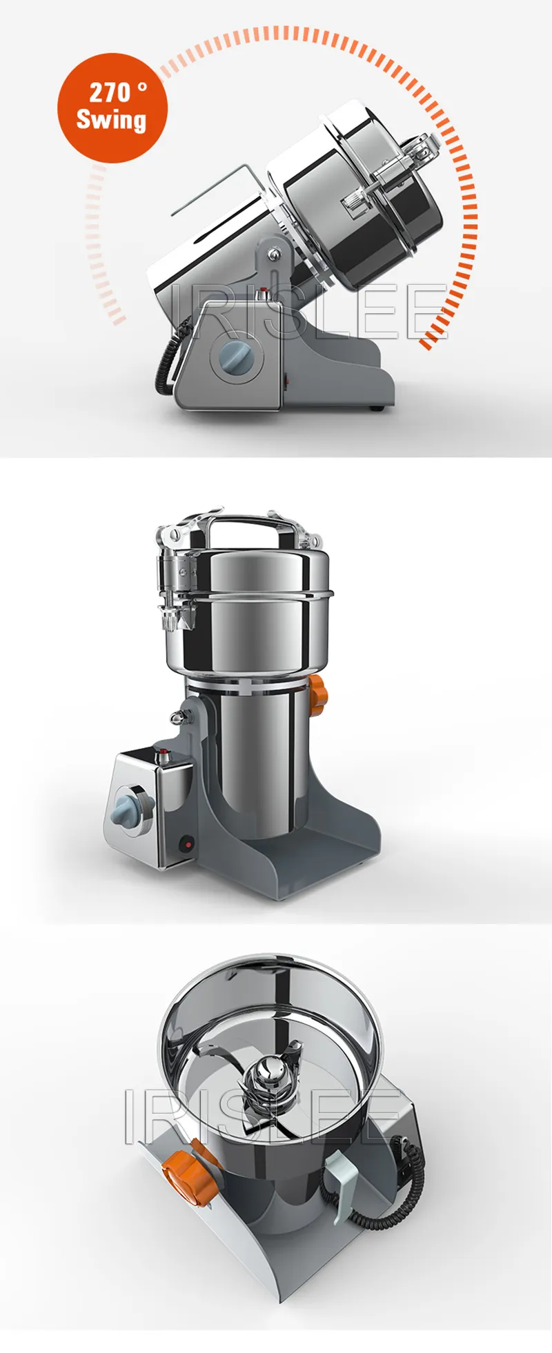 Kitchen Multifunctional Electric Coffee Grinder Machine with Stainless ...